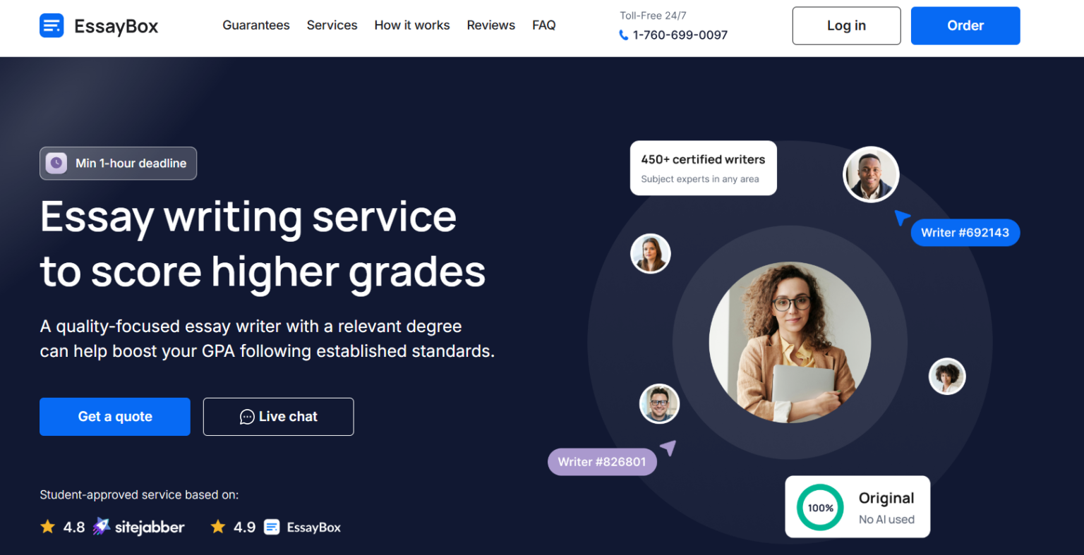 Top 10 Essay Writing Services Reviews 2025 | EssaysRescue